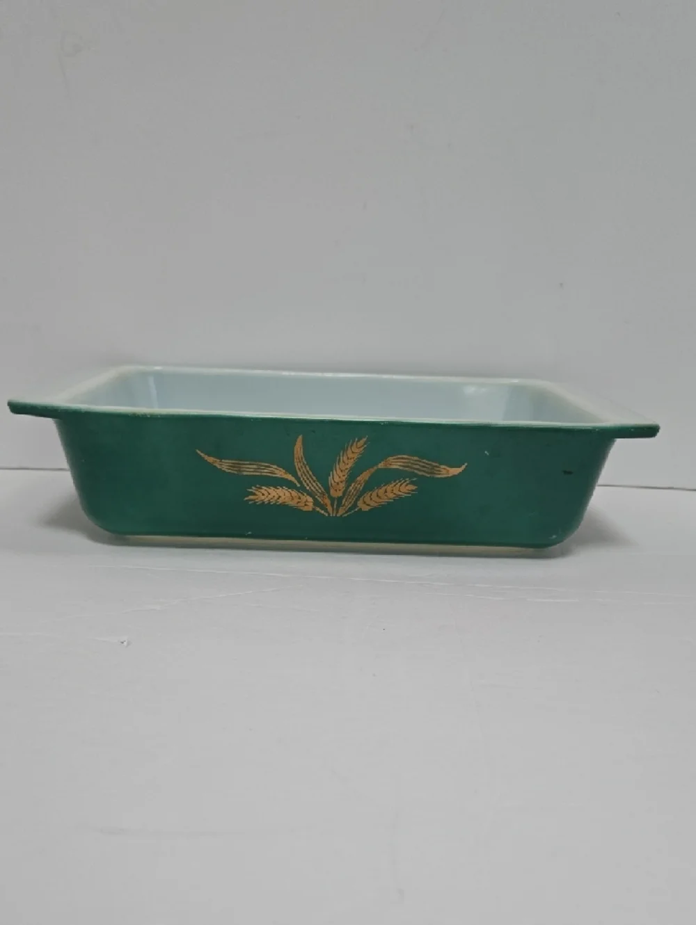 Pyrex | Kitchen | Vintage Promotional Pyrex 2 Qt Green Wheat Casserole ...